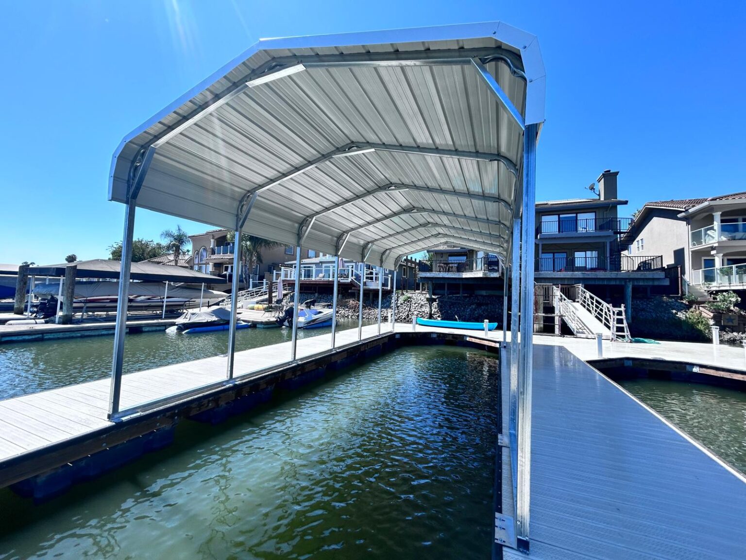 Boat Dock – Heels of Steel Metal Buildings
